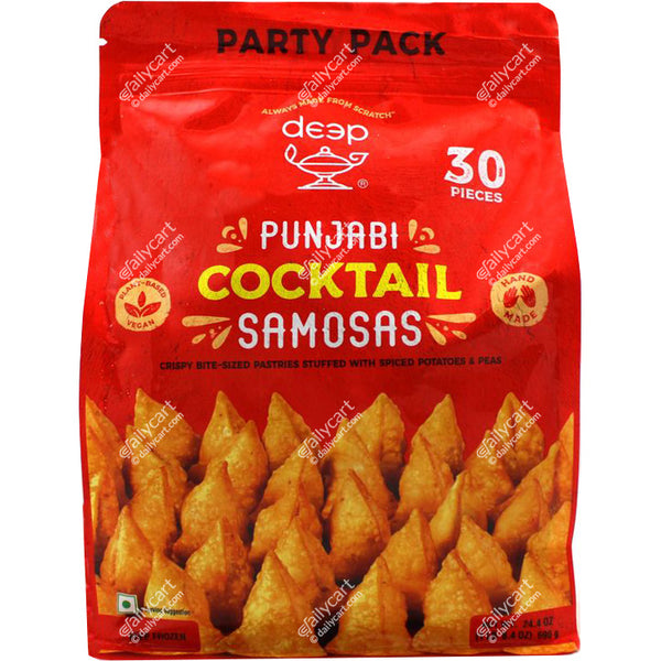 Deep Punjabi Cocktail Samosa, 30 Pieces, 590 g, (Frozen)