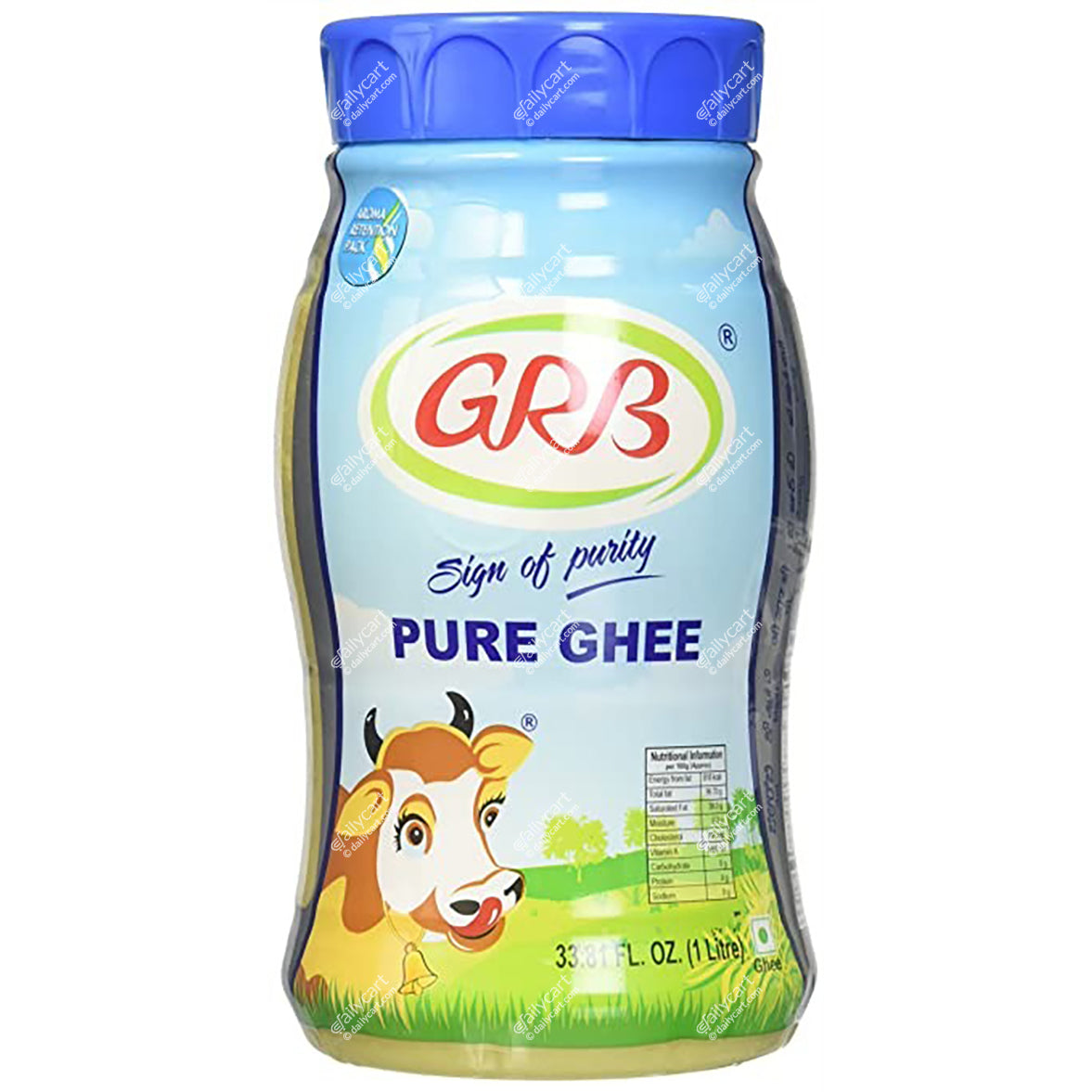 GRB Cow Ghee, 28 oz (830 ml)